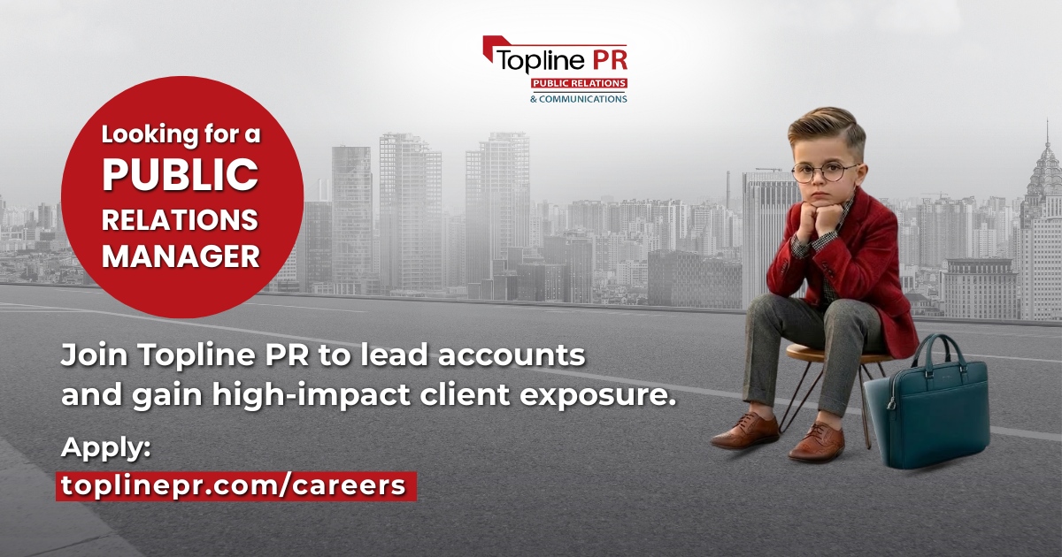 Hiring for Public Relations Executive Jobs in Karachi | Topline PR